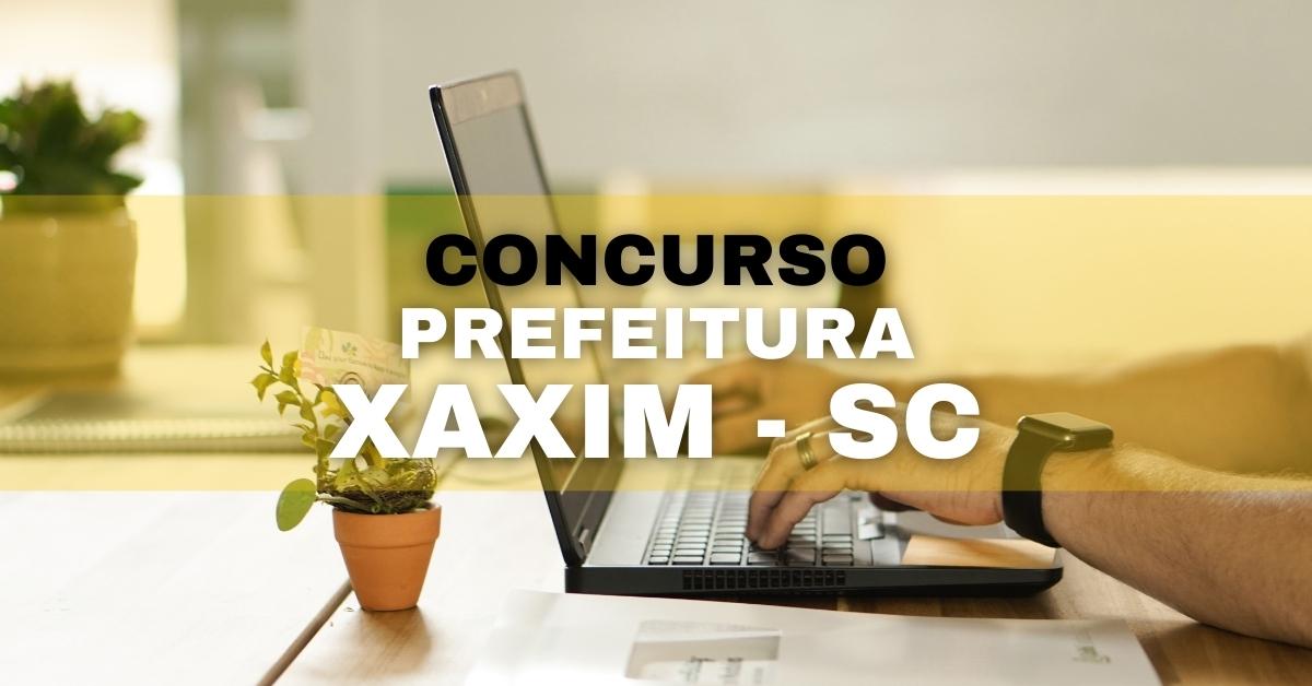 Concurso Prefeitura de Xaxim - SC: tem vencimentos de até R$ 21,7 mil