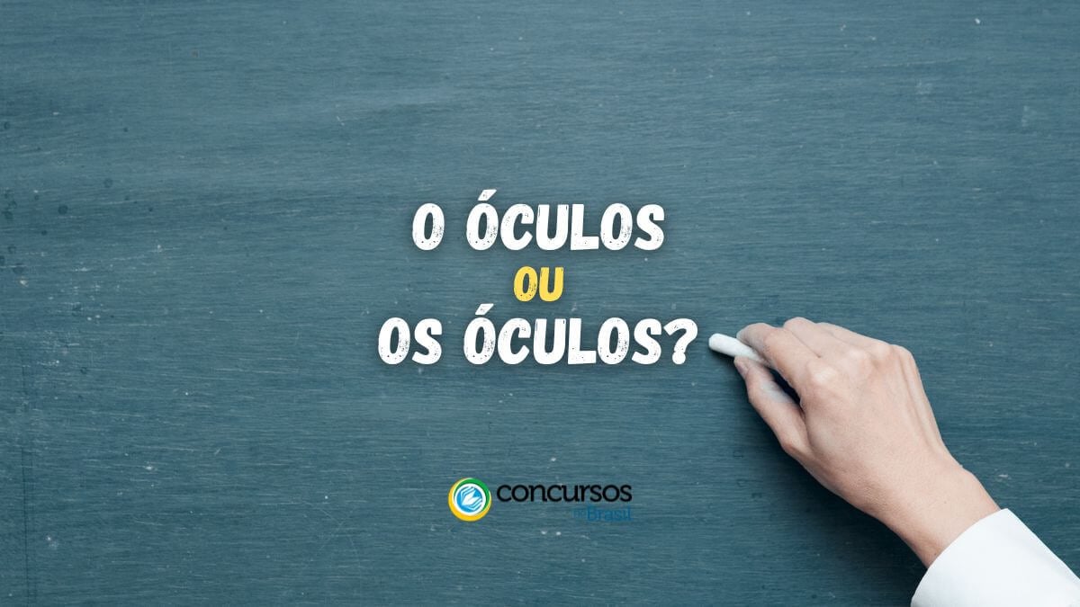 "O óculos" ou "Os óculos": qual forma está correta?